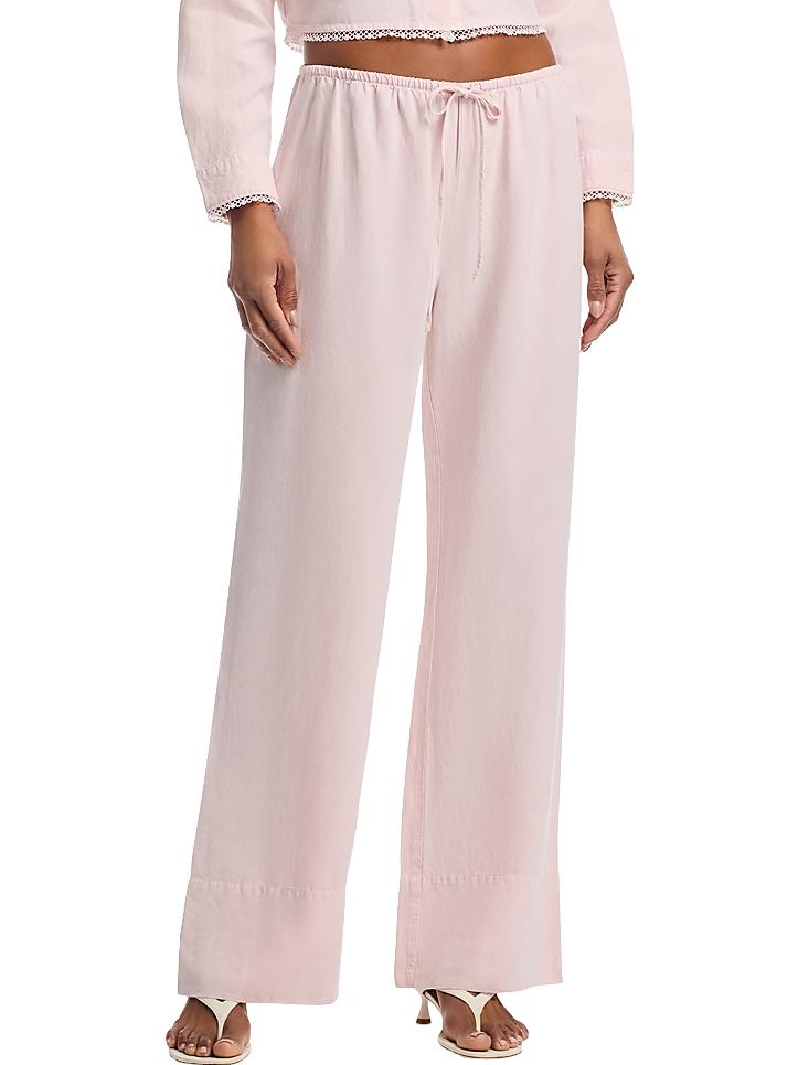 BELLA DAHL BELLA DAHL Wide Leg Drawstring Pants